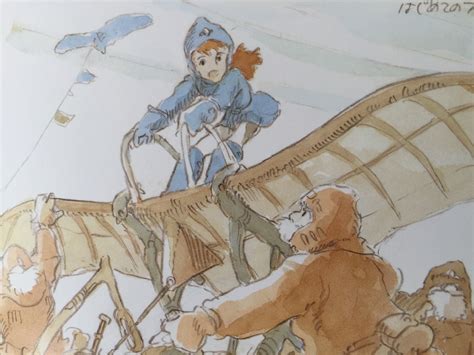 Production Sketches And Concept Work For Nausicaä Of The Valley Of The