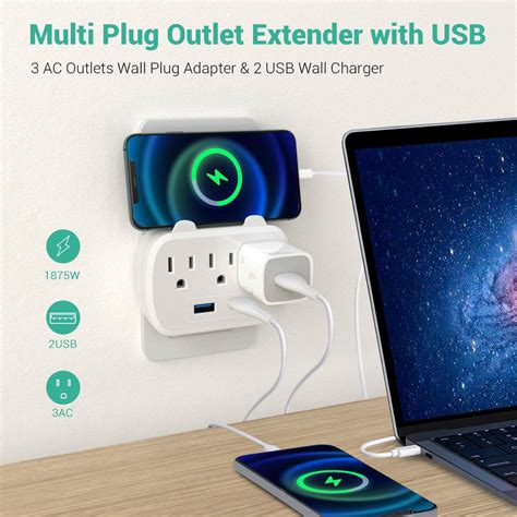 Multi Plug Outlets Uk Standard Power Electrical Extension Socket With Usb Usb Outlet And Usb