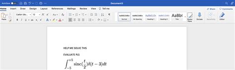 Solved AutoSave OFF A V Document3 0 Home Insert Draw Design Chegg