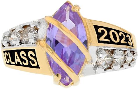 Keystone College Graduation Rings Simulated Birthstone Class Of 2024