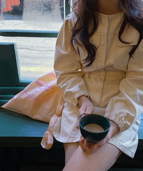 이븐티 Sale 허리소매 밴딩 포켓포인트 데님면 원피스