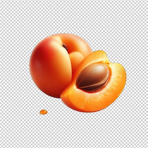 Premium Psd Golden Peach Delight Png