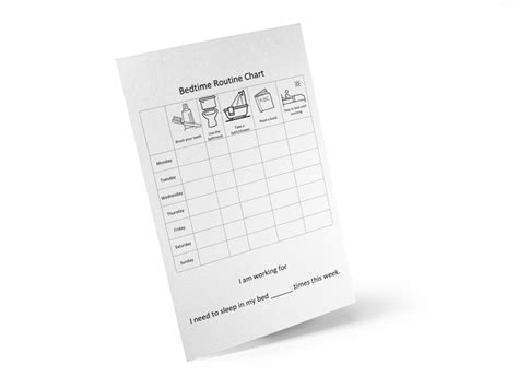 Bedtime Routine Chart Visual Support Behavior Support For Bedtime Reinforcement Tracker