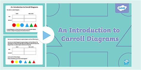 An Introduction To Carroll Diagrams Powerpoint Twinkl