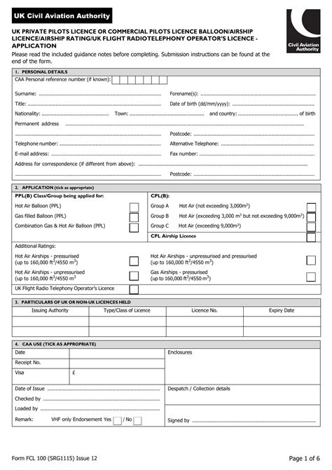 Form Fcl100 Srg1115 Fill Out Sign Online And Download Fillable Pdf