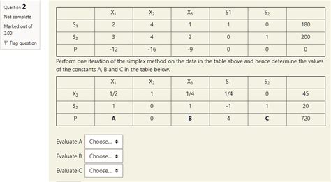 Solved Question 2 Not Complete Marked Out Of 300 180 200 1 Flag