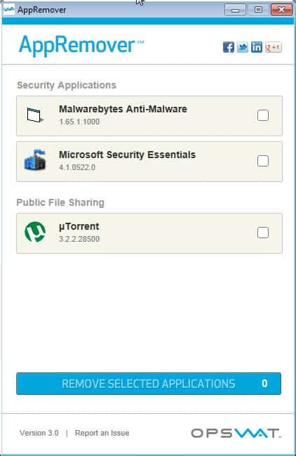 Appremover 30 Update Brings File Sharing Program Uninstallation