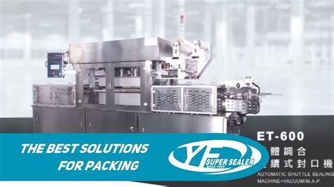 Automatic Vacuum Gas Flushing Sealing Machine Et 600 Yf Super