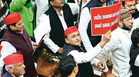 Akhilesh Demands Caste Census Calls Cm Outsider Lucknow News The