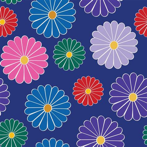 Flowers Seamless Pattern 47425533 Vector Art At Vecteezy