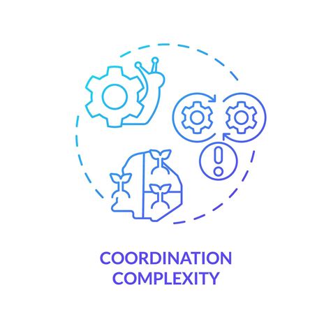 2d Gradient Coordination Complexity Icon Creative Isolated Vector