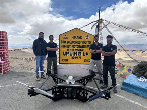 Odisha Based Bonv Aero Sets World Record For High Altitude Uav Hover
