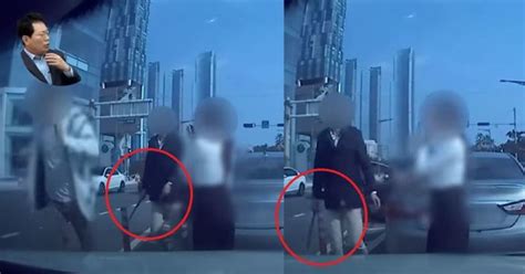 끼어들기 시비에삼단봉 전기충격기 휘두른 운전자