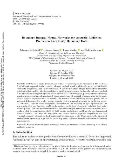 pdf boundary integral neural networks for acoustic radiation