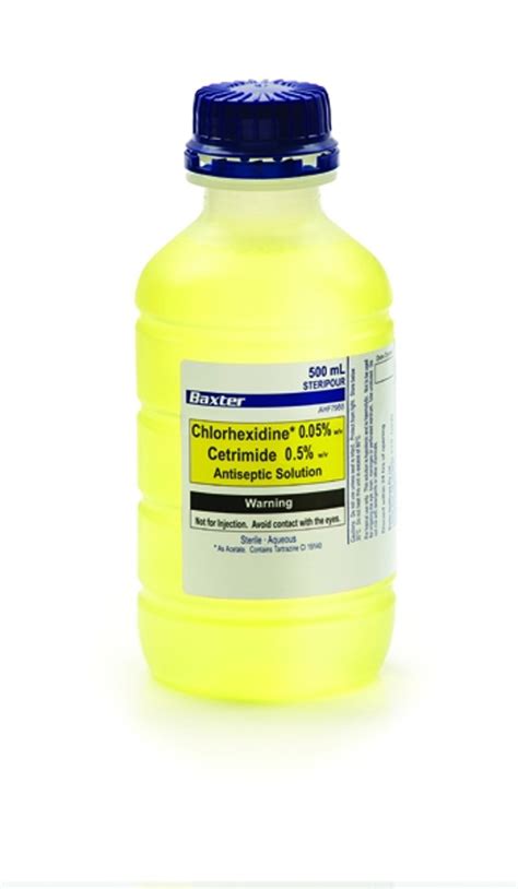 Chlorhexidine Acetate With Cetrimide Antiseptic Solution