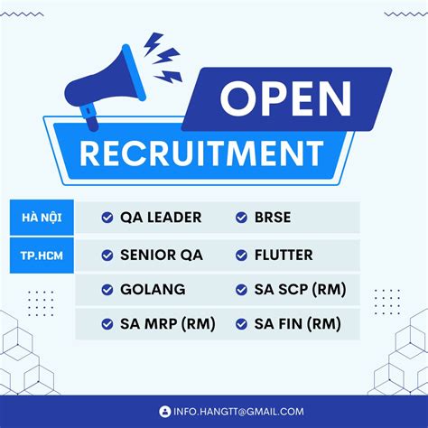 Hằng Trịnh On Linkedin Cần Tuyển Các Vị Trí It Khu Vực Hà Nội And Tp Hcm
