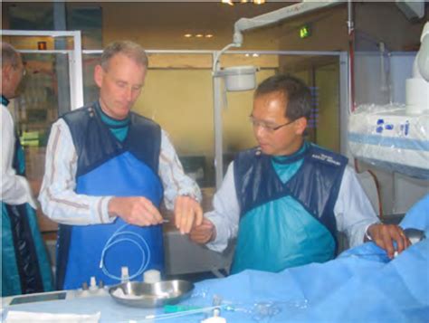 An Experienced Interventional Cardiologist Teaches Surgeons In Basic