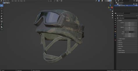 Pasgt Helmet 3dmilitaryassets