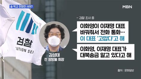 Mbn 뉴스와이드 모른다더니김성태 이재명 고맙다 해 진실은
