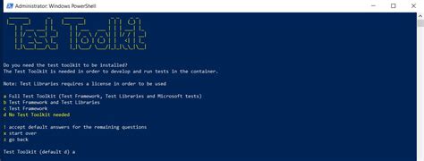 How Can I Create Docker Container Using New BcContainerWizard