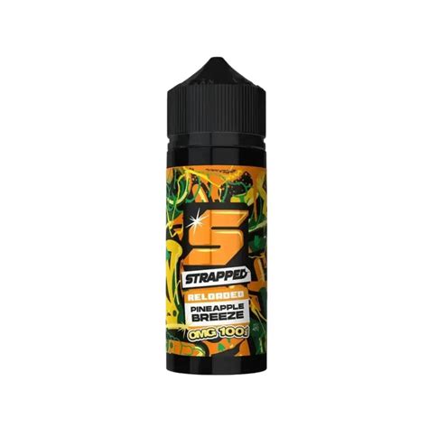 Strapped Reloaded Pineapple Breeze 100ml Shortfill Uk