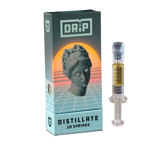 Drip Hyperterped Distillate Glass Syringes 1g Commcan