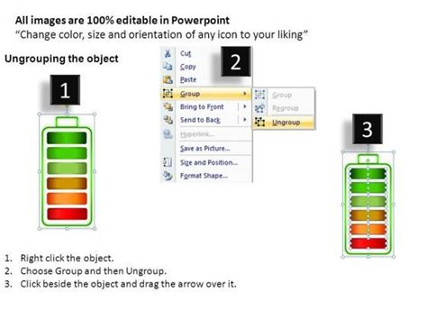 Indicator Batteries Charging And Discharging 5 Powerpoint Slides And