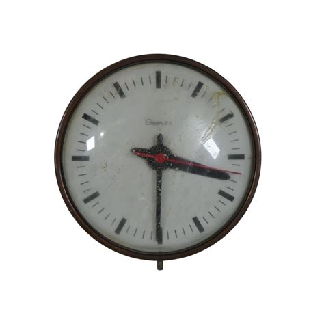 Small Simplex Factory Clock Prop Hire By Elite