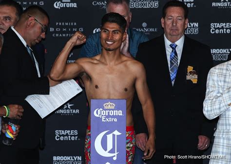 Weigh In Results Mikey Garcia Vs Robert Easter Jr