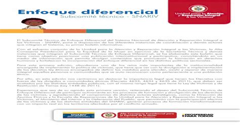 Enfoque Diferencial Unidad Ví