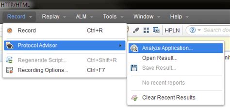 How To Use Protocol Advisor In Loadrunner Qainsights