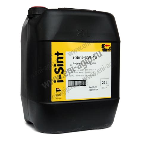 Синтетическое моторное масло Eni i-Sint 5w-40