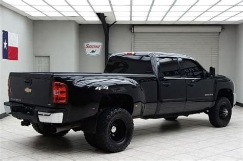 Purchase Used Chevy 3500hd Diesel 4x4 Dually Ltz Heated Leather Lifted