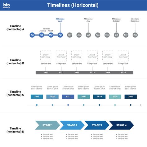 Icon Pack Timelines Horizontal Biorender Science Templates