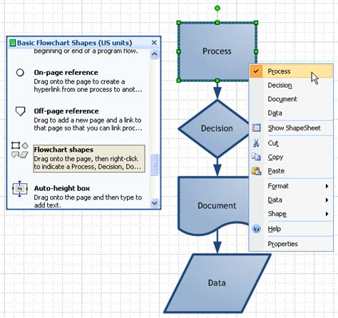 Visio Flowchart Symbols Meaning