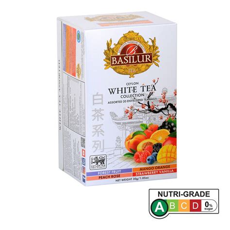 Basilur Ceylon White Tea Assorted Sachets Ntuc Fairprice