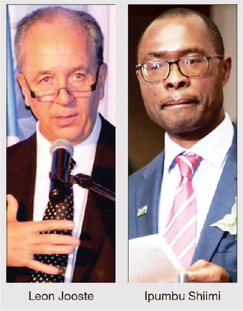 Opposition Fumes At Jooste Shiimi On Airnam The Namibian