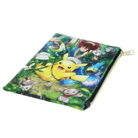 ポケモン 合皮平ポーチ フラットポーチ 集合 劇場版 ポケットモンスター ココ スモールプラネット プレゼント 男の子 女の子 ギフト