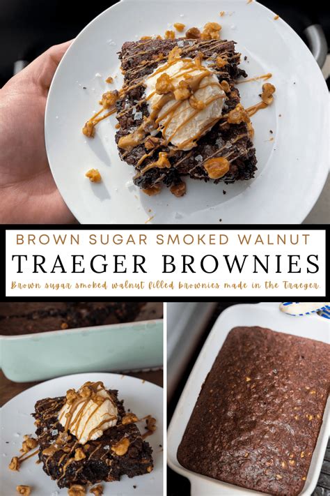 Dark Chocolate Walnut Traeger Smoked Brownies