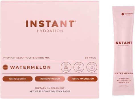 Instant Hydration Pó Hidratante Instantâneo De Eletrólitos Sabor