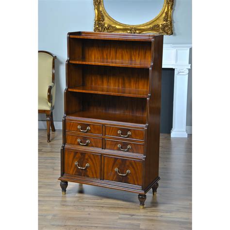 Waterfall Mahogany Bookcase For Sale At 1stdibs Waterfall Bookcase