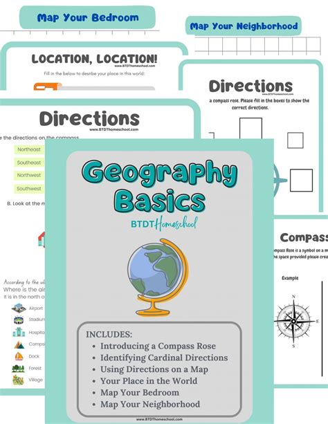Free Geography Bundle Btdt Homeschool