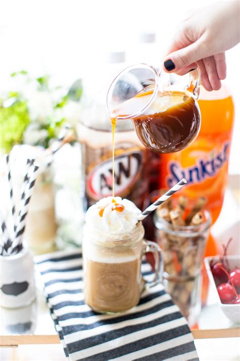 Make Your Own Root Beer Float Bar Glitter Inc