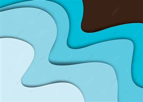 Papercut Sky Blue Colorful Background Design Vector Papercut Papercut
