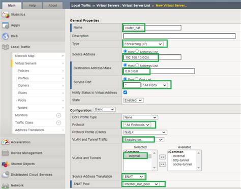 F5 As Gateway With F5 Ip Forwarding Virtual Server