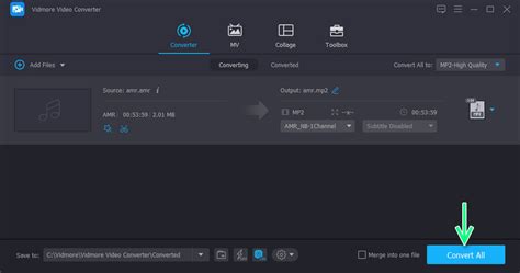 Walkthrough To Convert AMR To MP Online And Offline
