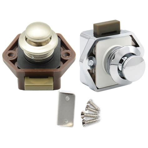 Push Button Latch Quick Release Latch Rv ช่อง Latch Push Catches ลูกบิด