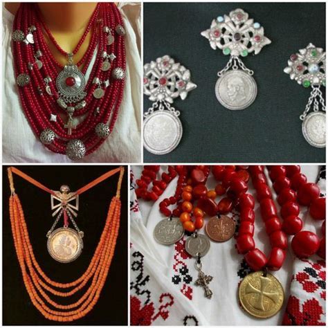 Традиційні українські прикраси намисто дукач салба дукати пацьорки зграда гердани кризи