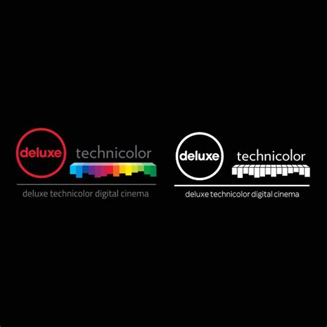 Deluxe Technicolor Digital Cinema Logo Technicolor Logo With Colors Vs Technicolor Logo In