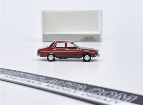 KovovÉ A Resin Modely Dacia 1300 Tmavě červená Brekina 187 Retro